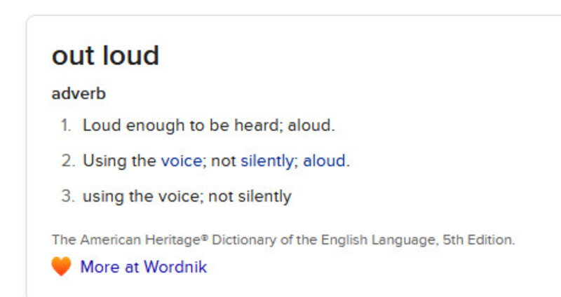 🆚What is the difference between "he speaks loudly" and "he speaks out ...