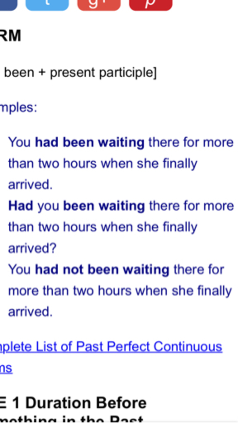 when past perfect continuous is used? | HiNative