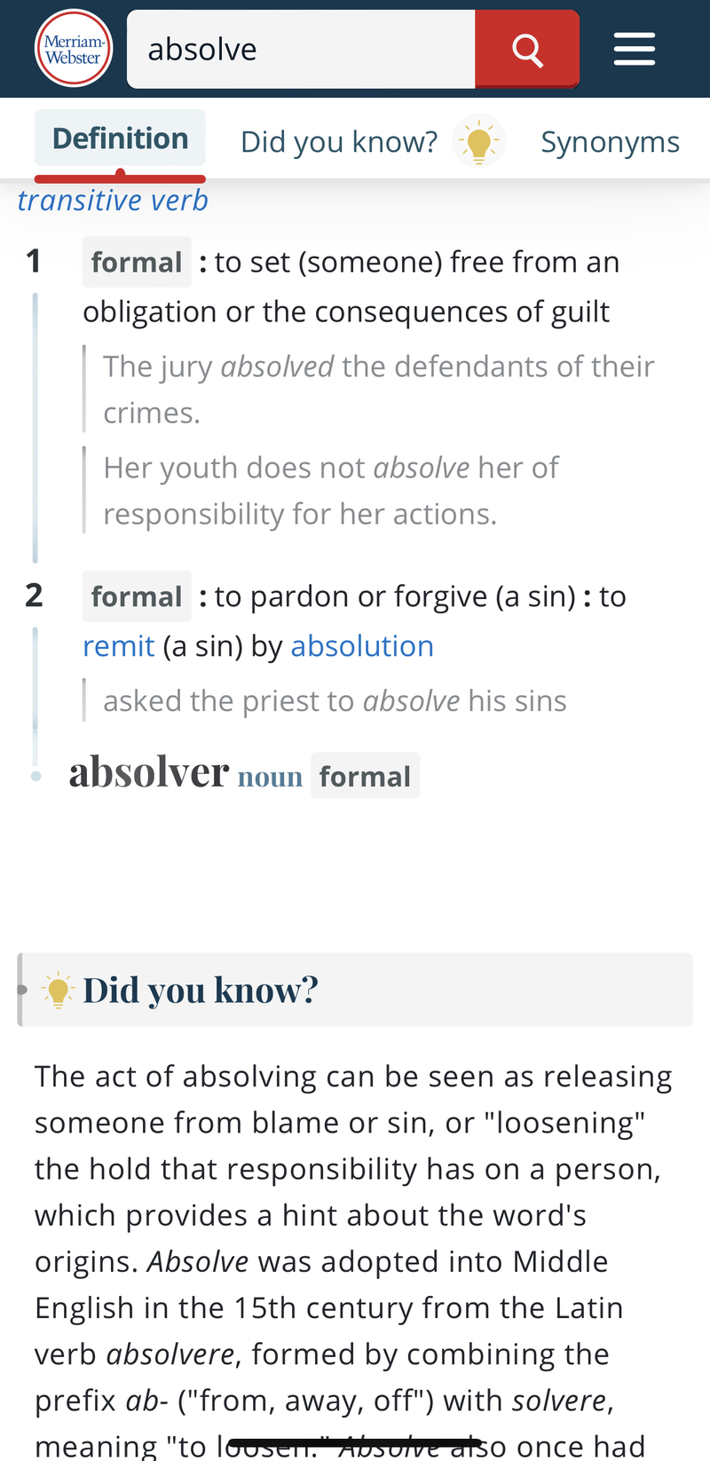 🆚What is the difference between "acquit" and "absolve" ? "acquit" vs ...