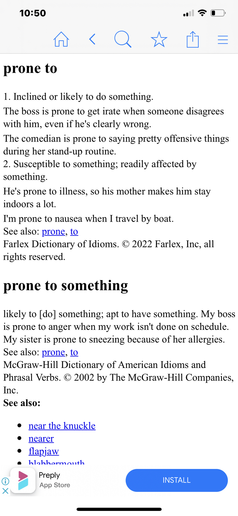 Can you say both "to be prone to {noun}" and "to be prone to {verb ...