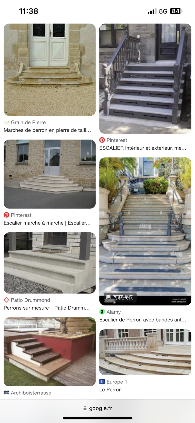 🆚What is the difference between "marche " and "perron" and "escalier ...