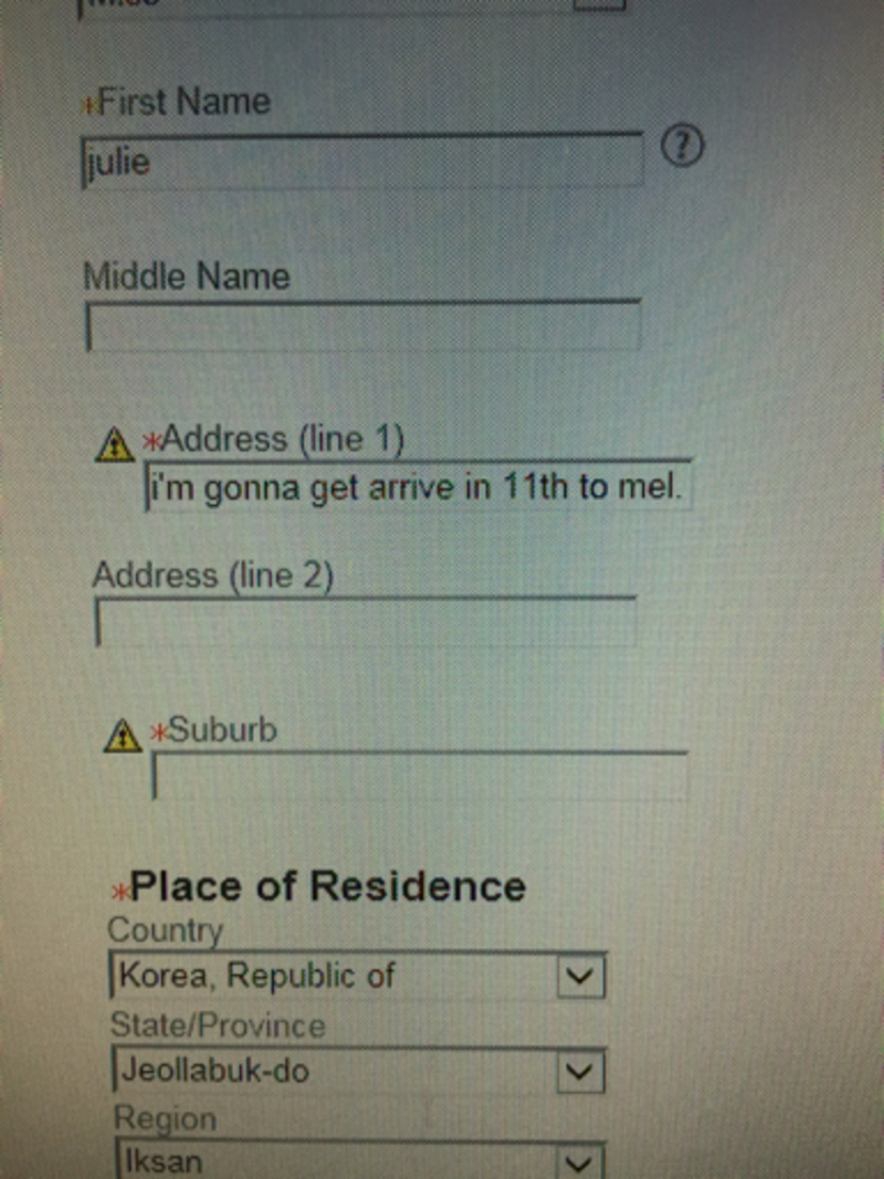 When u apply for jobs, what Suburb mean is? | HiNative