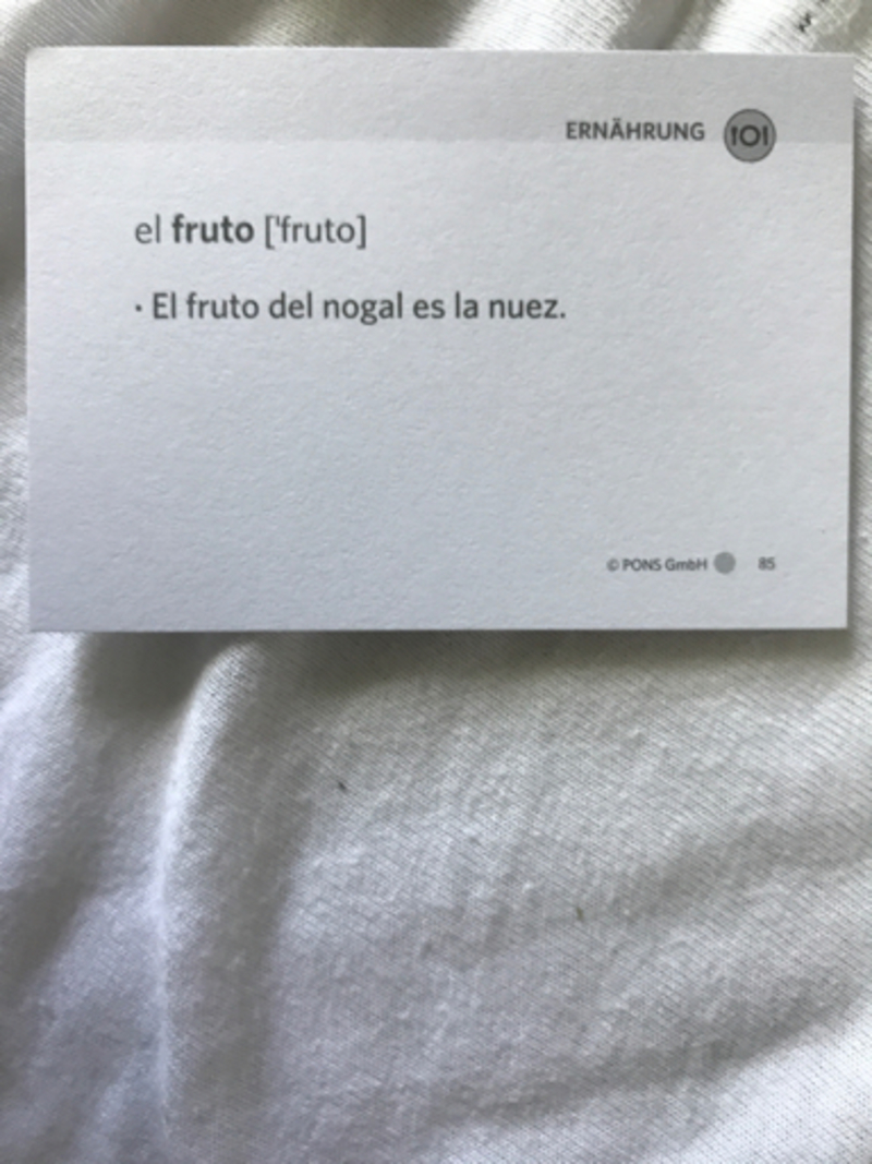 🆚What is the difference between "el fruto" and "la fruta" ? "el fruto ...
