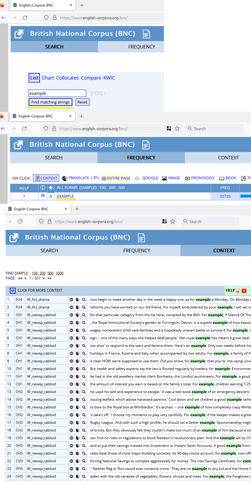 Someone, please recommend a good English corpus website to me. | HiNative