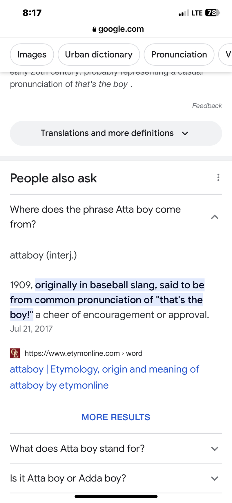 What does "atta" mean? Like "atta girl"? | HiNative