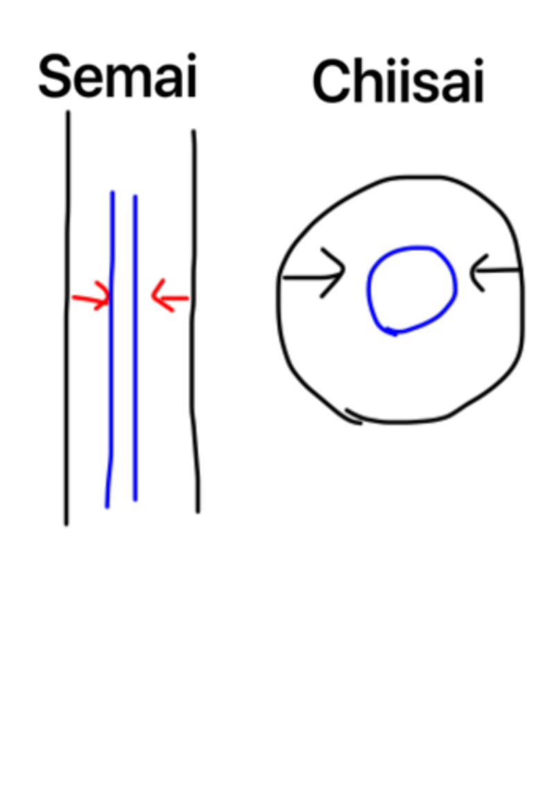 🆚What is the difference between "semai" and "chiisai" ? "semai" vs ...