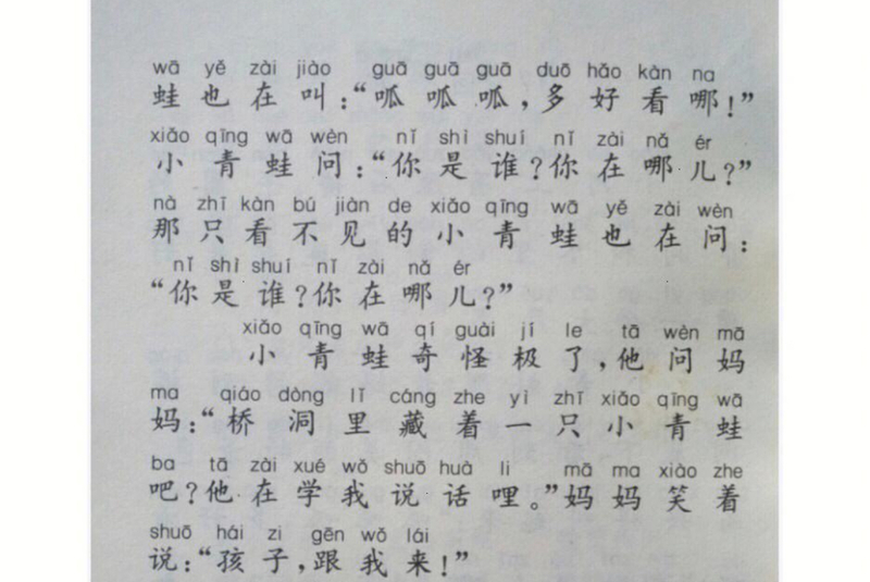 I started to learn Chinese using Pinyin and tried to remember the tones ...