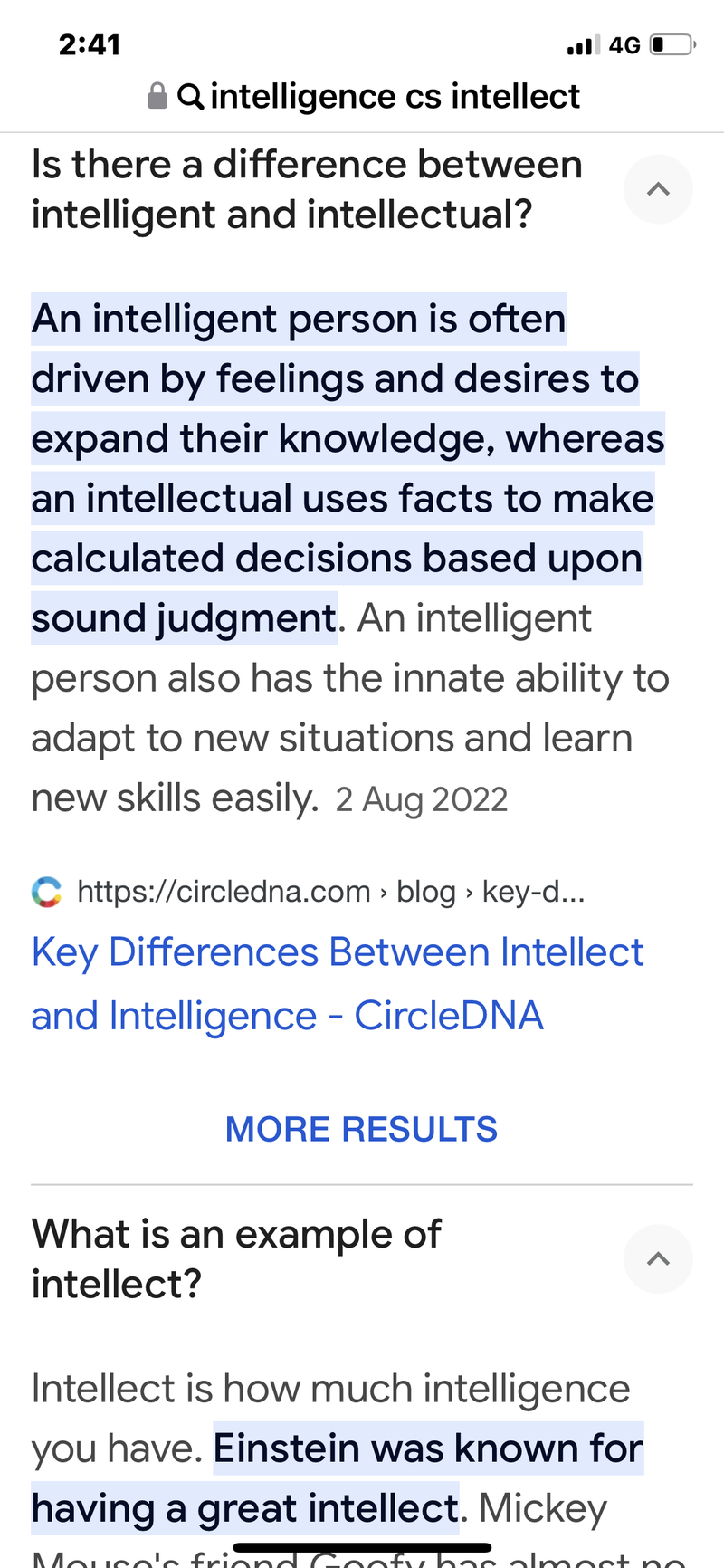 🆚What is the difference between "intelligence" and "intellect ...