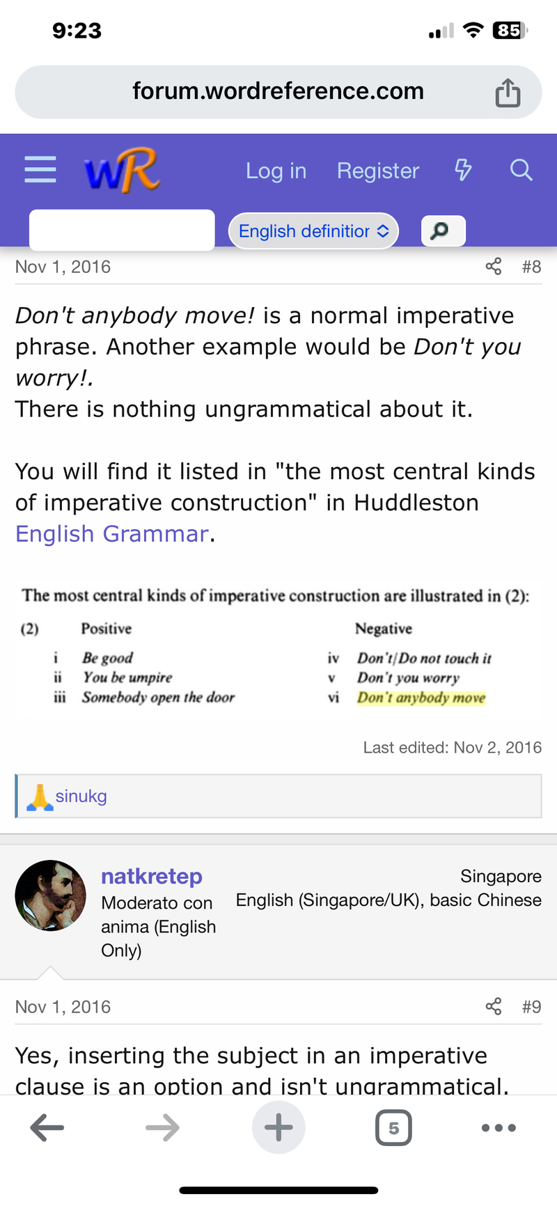 "Don't anybody say a word" or "Anybody don't say a word" Which is ...