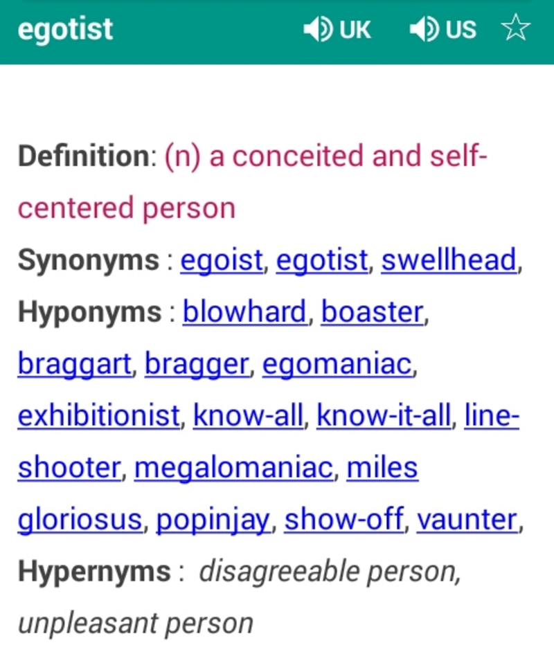 "egoist" 和 "egotist" 和有什么不一样？ | HiNative