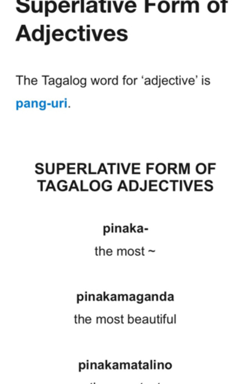 Can someone please give me a grammar lesson for Tagalog | HiNative