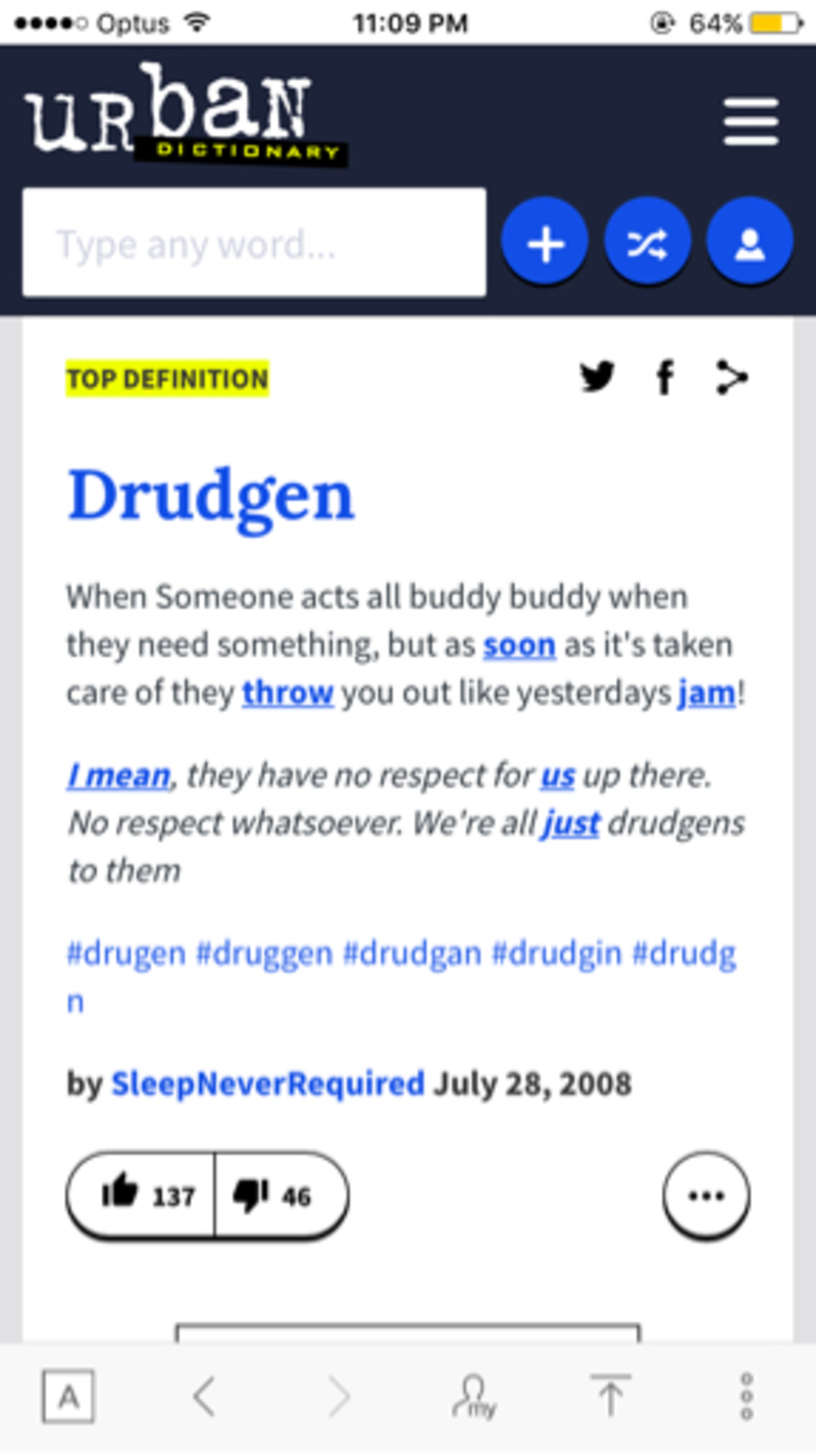 What is the meaning of "'Drudgen'"? - Question about English (UK ...