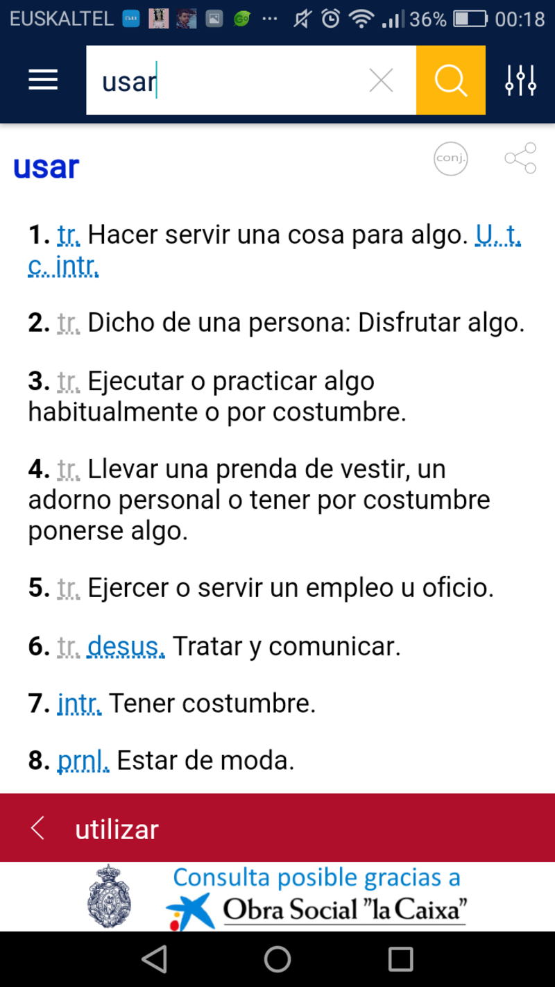 ¿Cuál es la diferencia entre "usar" y "utilizar" ? "usar" vs "utilizar ...