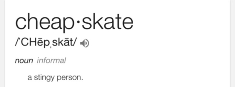 What do you call a person who doesn't like to spend money " not ...