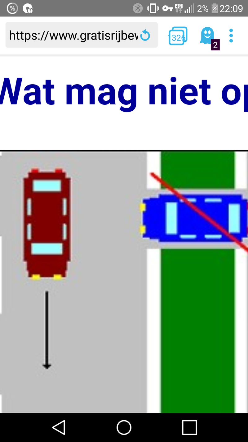 Bv: op een autosnelweg mag je niet de dwarsverbinding gebruiken. wat ...