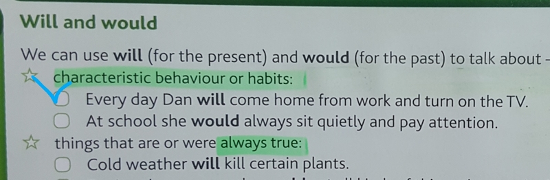 🆚What is the difference between "always(present continuous)" and "will(present)" ? "always ...