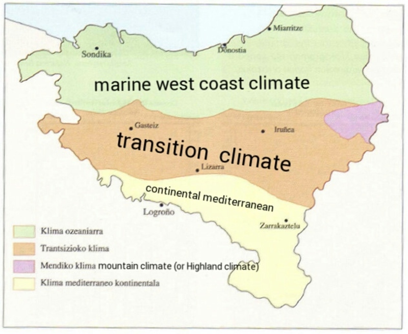 What is the weather like in the Basque country? | HiNative