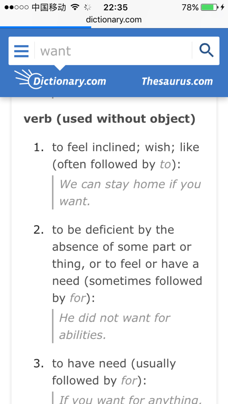 *I want to go there. 1. Here, is the word want a transitive verb or an ...