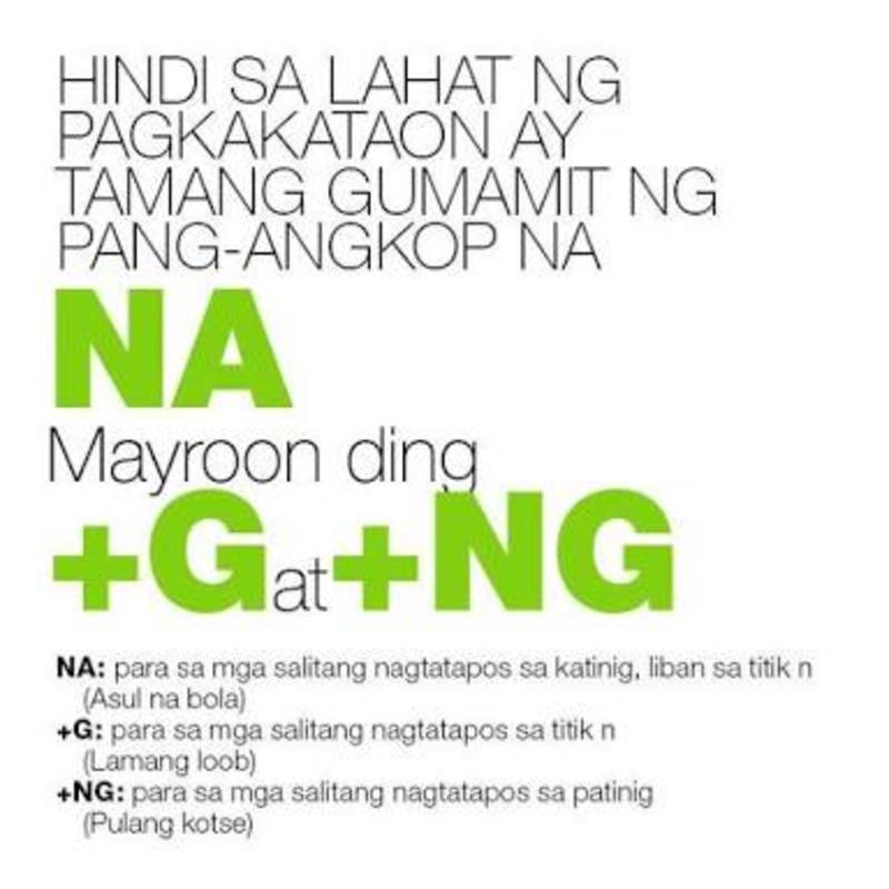 When can I start to use The Ng ? In a Tagalog sentence Some Filipino’s ...