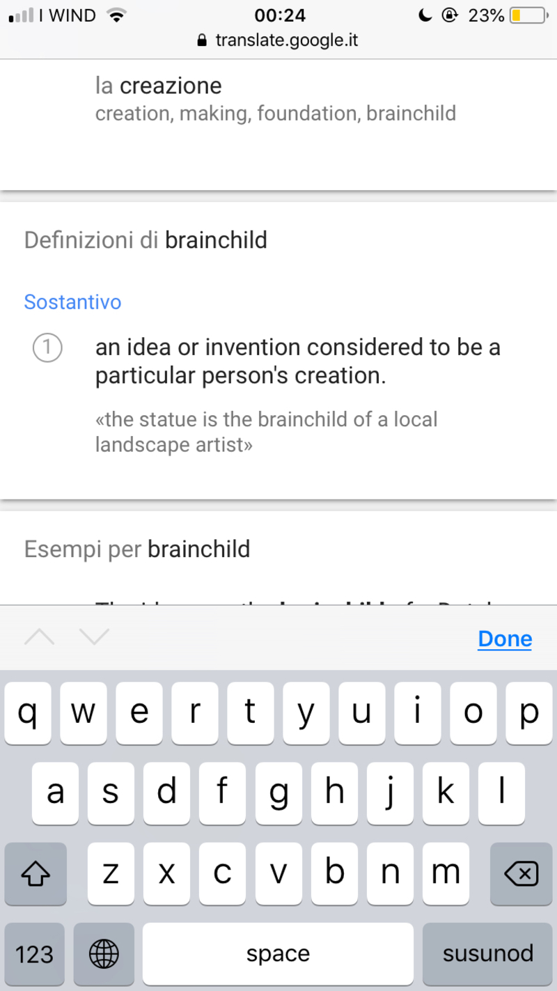 What is the meaning of "brainchild "? - Question about English (US ...