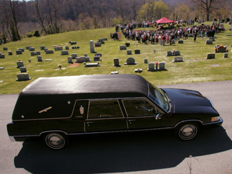 What is the meaning of "You never see a U-haul behind of a hearse ...