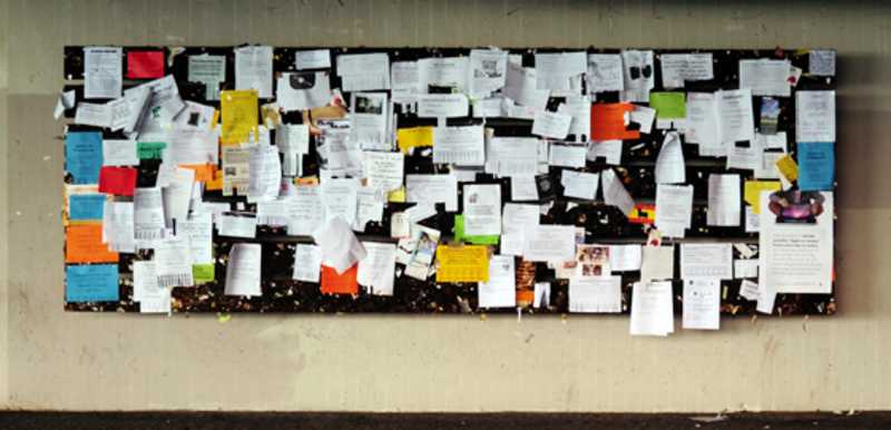 What is the meaning of "Zettel aushängen"? - Question about German ...