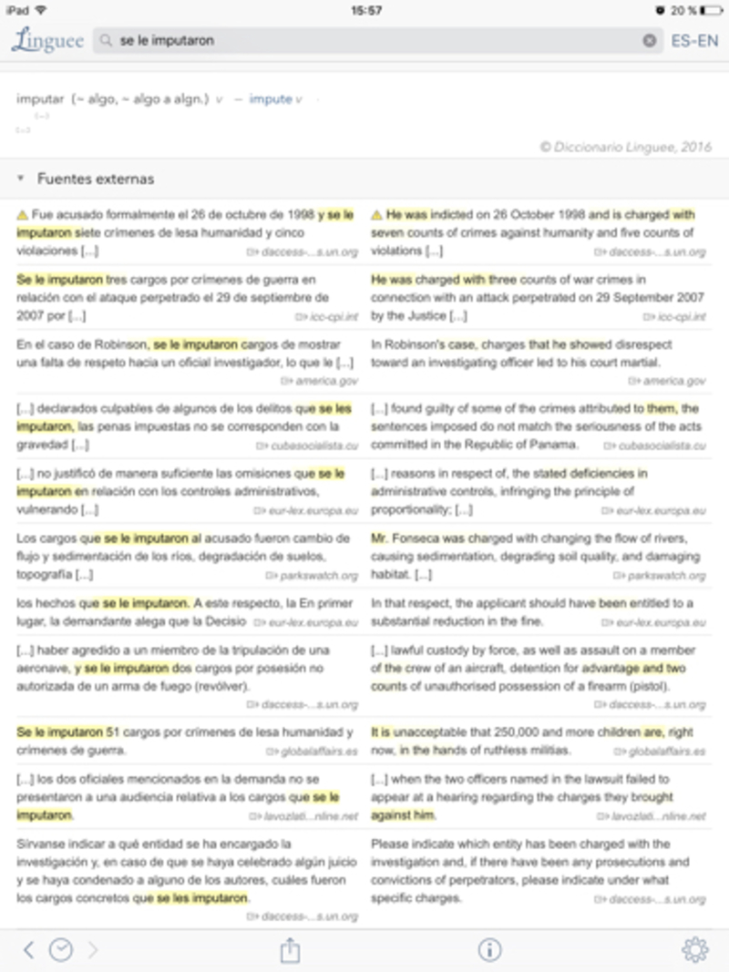 🆚What is the difference between "se le imputaron" and "le imputaron ...