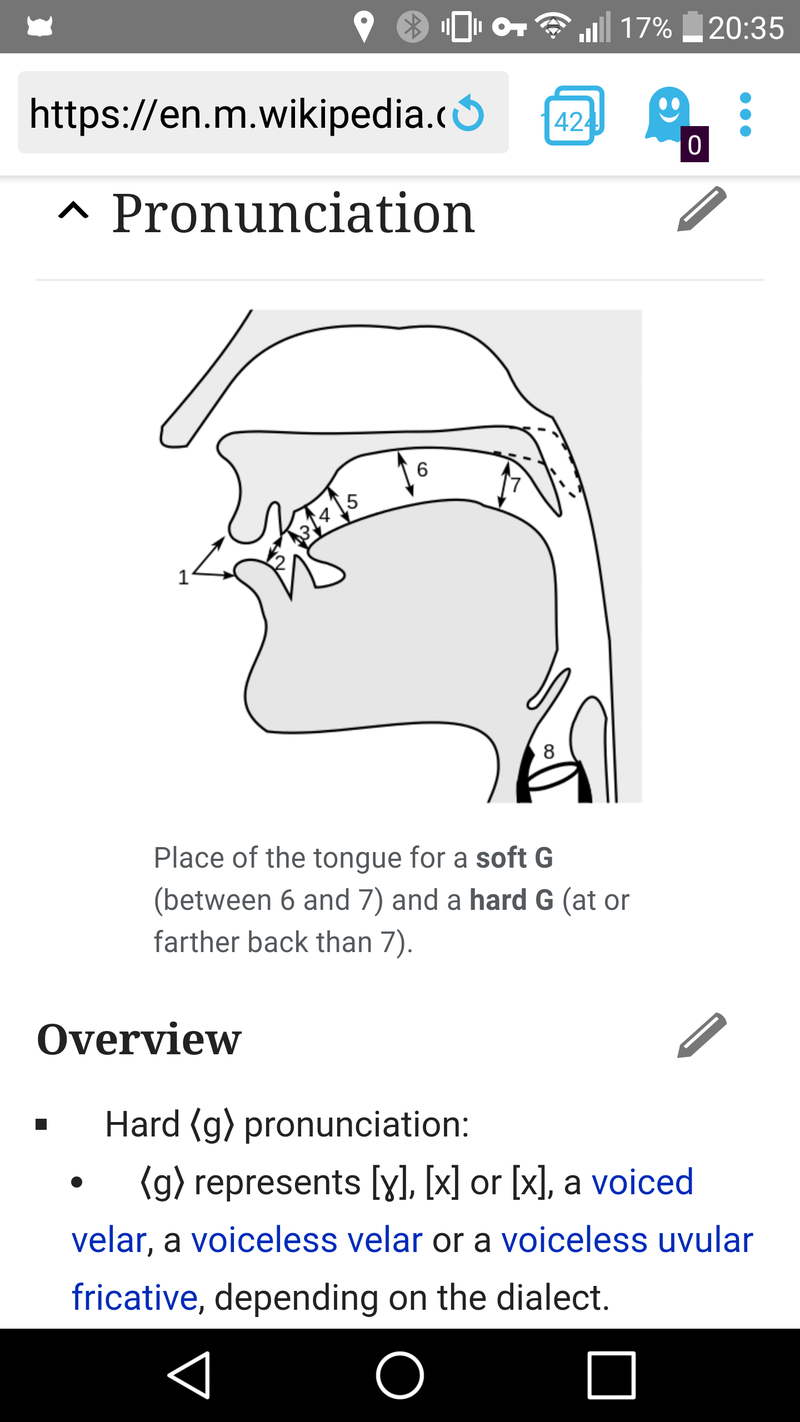 How do you pronounce g and ch? | HiNative