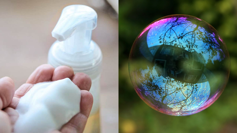 🆚What is the difference between "foam" and "bubble" ? "foam" vs "bubble" ? | HiNative