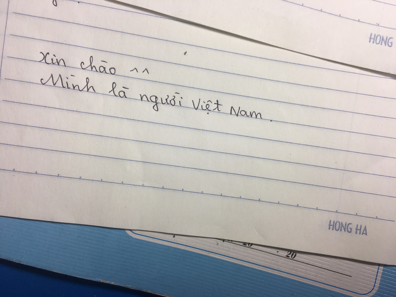 Is it more common to write in cursive or print in Vietnam? In America ...