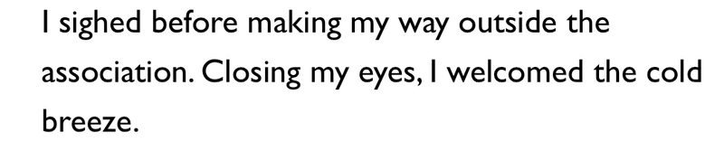 one man is a mafia and there is a sentence in the text: “I sighed ...