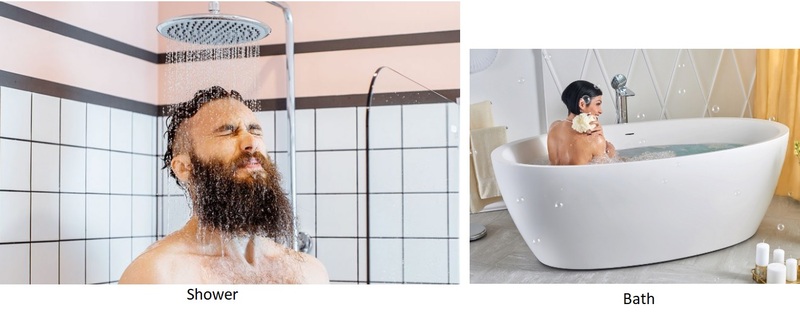 🆚What is the difference between "Take a bath" and "Take a shower ...