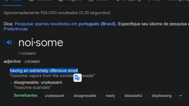What is the meaning of "noisome"? - Question about English (US) | HiNative