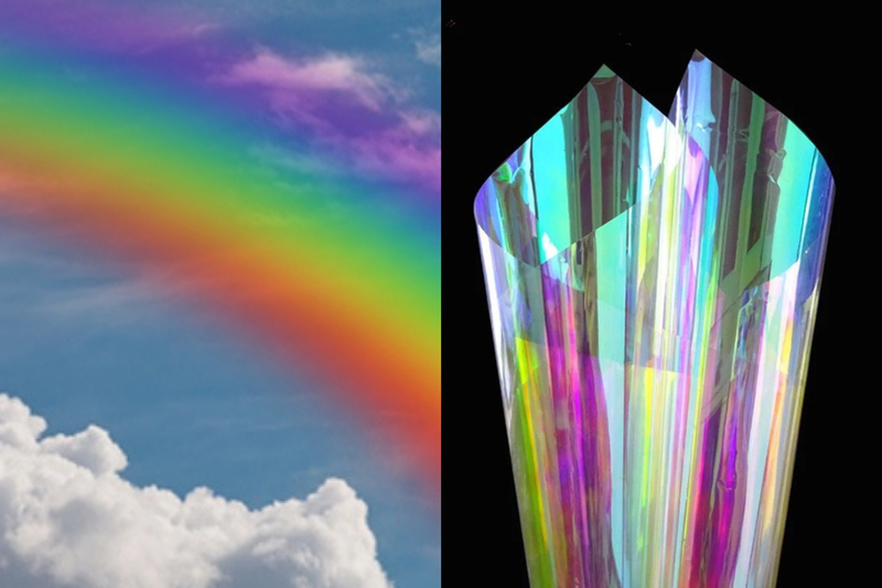 Qual é a diferença entre "rainbow" e "iridescence" ? | HiNative