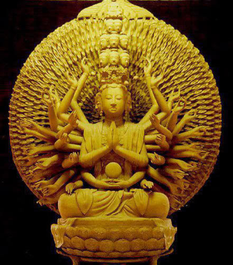 Cosa significa "nam mô thiên thù thiên nhãn quán thê âm bô tát ...