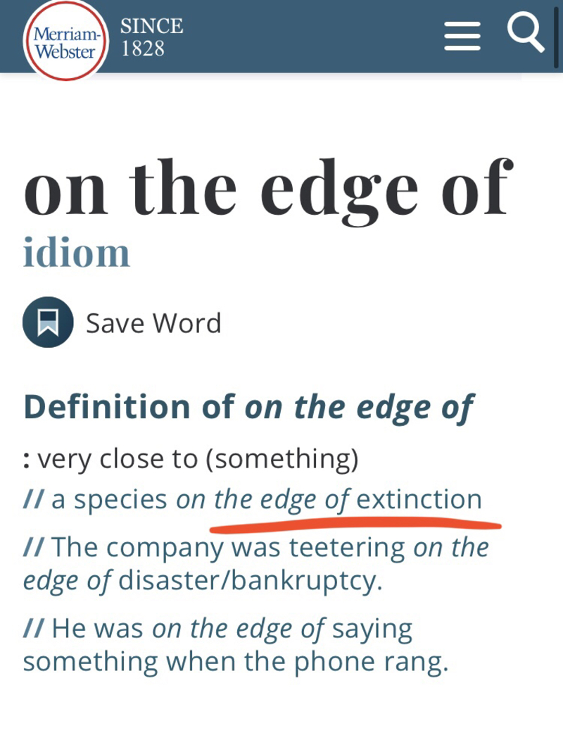 🆚What is the difference between "On the edge of" and "On the verge of ...