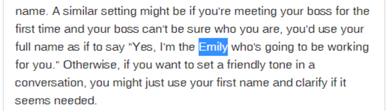 1. In your country, Do people 100% always introduce their name with ...