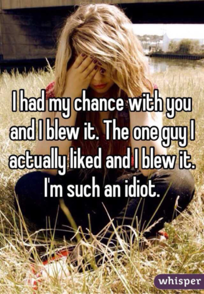 Please show me example sentences with "i blew it ". | HiNative