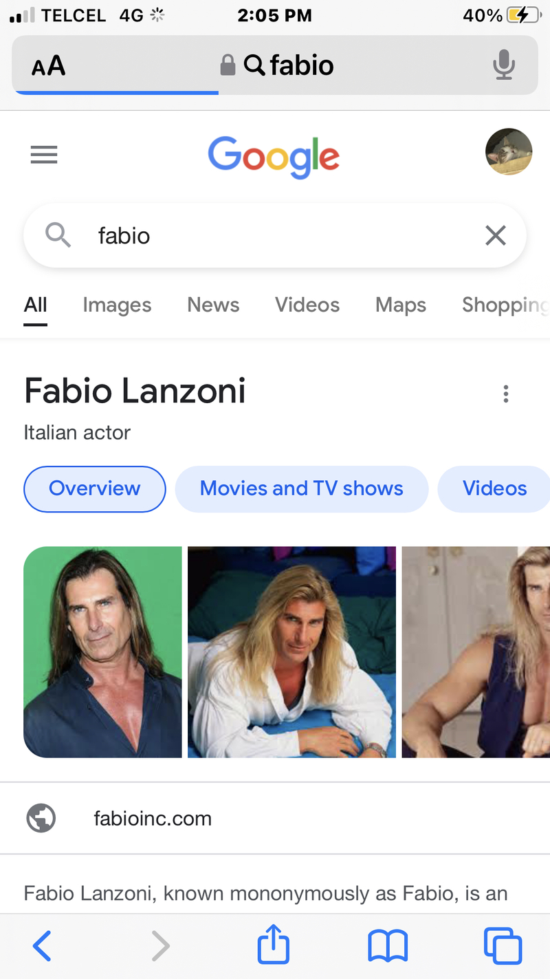 What does it mean when someone calls a man "Fabio" when "Fabio" isn't ...